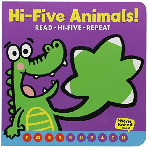 Pre-Owned Hi-Five Animals! (a Never Bored Book!) (Board book ...