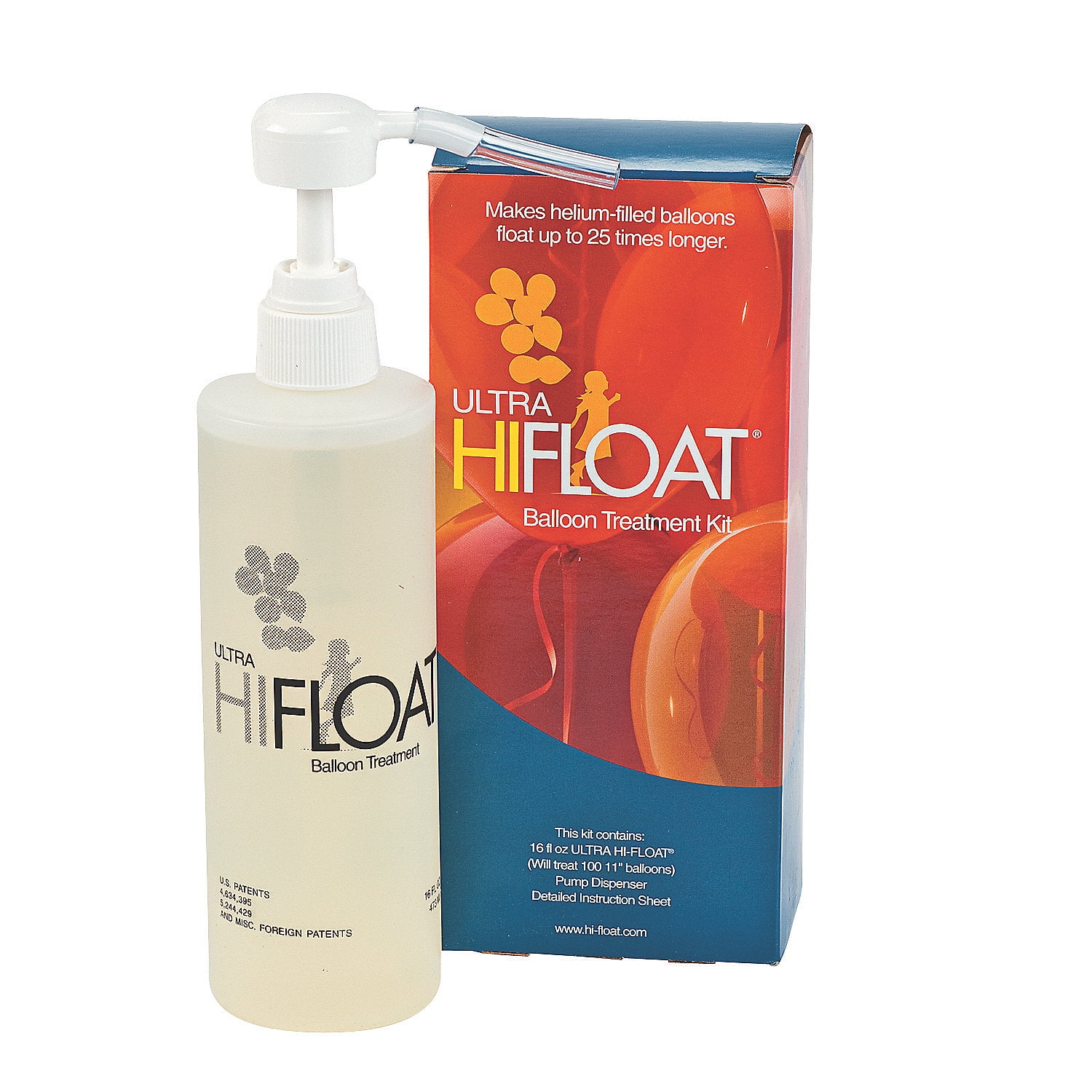 Hi-Float Balloon Treatment (1 Pint) - Party Decor - 2 Pieces - Walmart.com