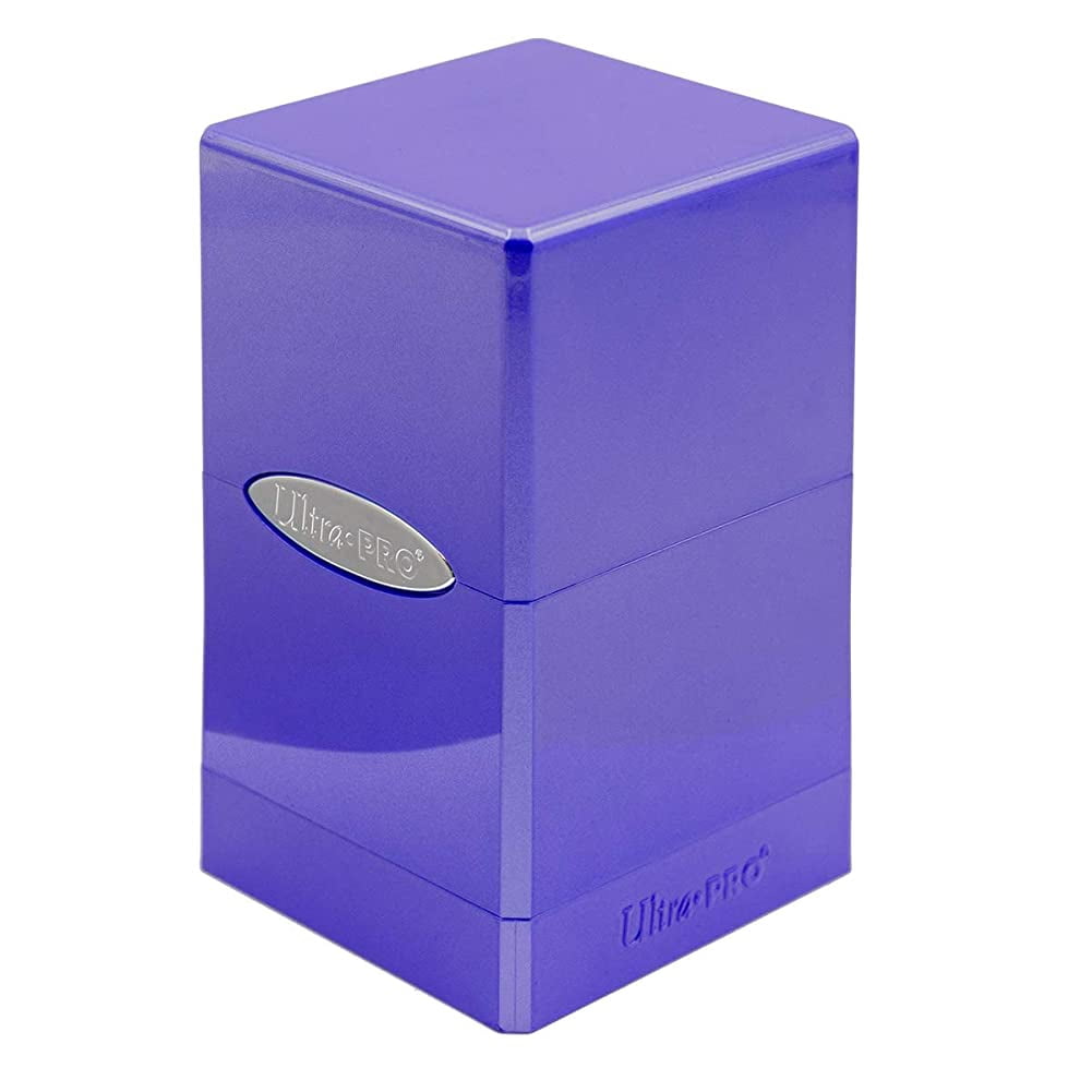 Ultra Pro Satin Tower Deck Box Hi-Gloss Amethyst - Walmart.com
