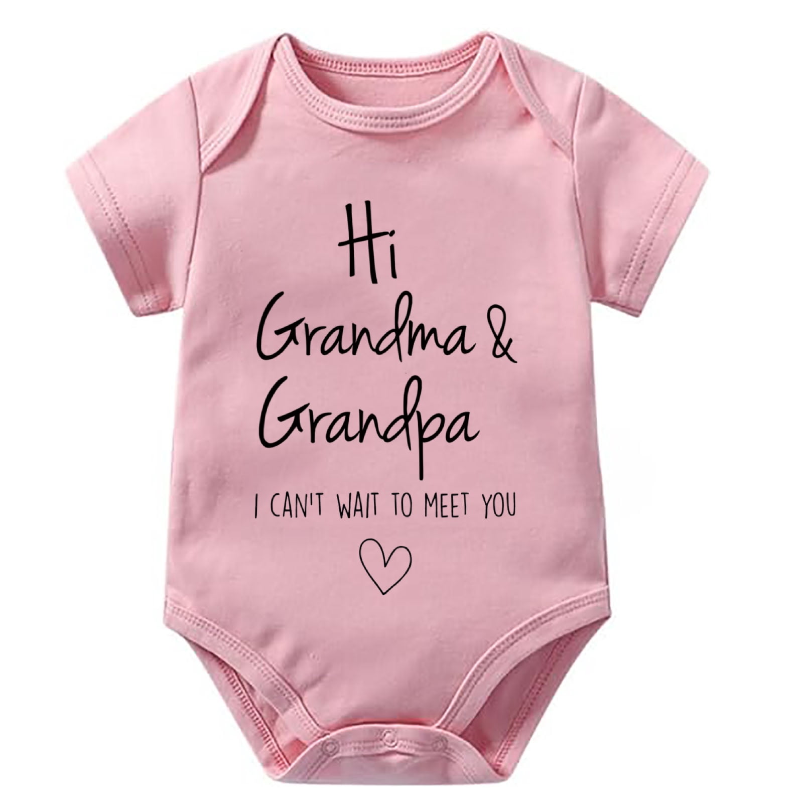 Hi Grandma and Grandpa I Can't Wait To Meet You Pregnancy Announcement ...