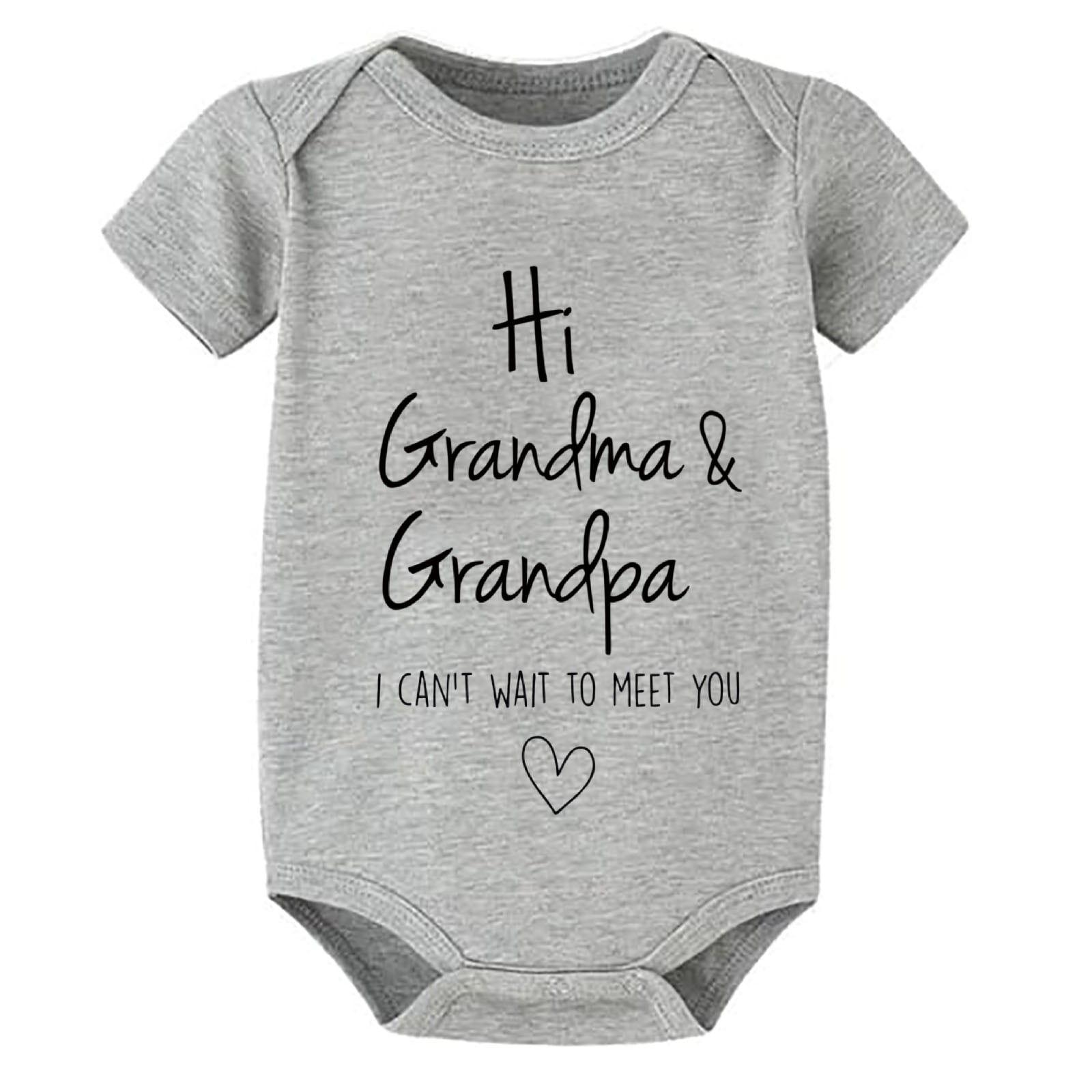 Hi Grandma and Grandpa I Can't Wait To Meet You Pregnancy Announcement ...