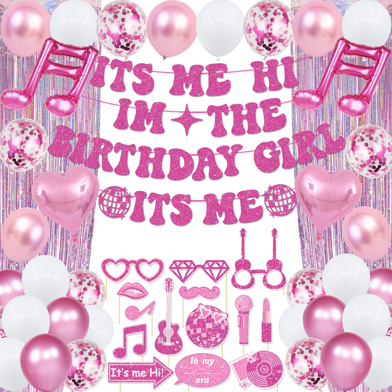 Its Me Hi Im The Birthday AFN1Girl Its Me Decorations,Hot Pink Girl ...
