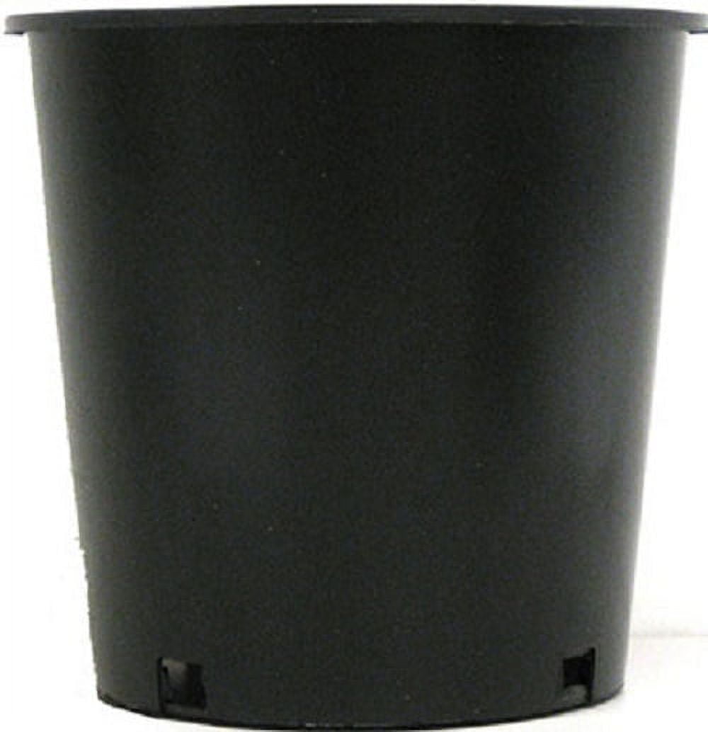 Hi Islander Group Round Black Plastic Plant Pot - Walmart.com