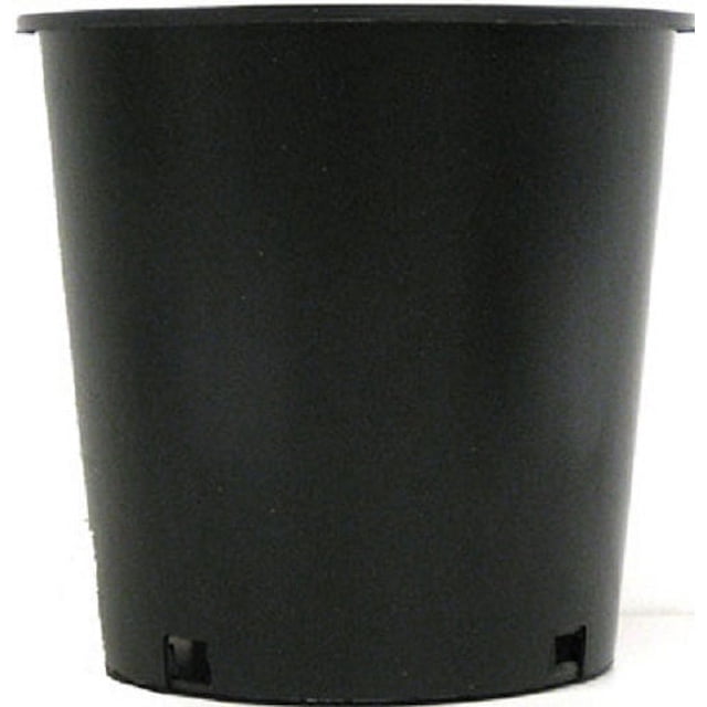Hi Islander Group Round Black Plastic Plant Pot - Walmart.com