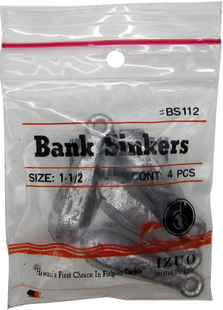 Izuo Brothers Lead Bank Sinker - 112g Weight - Walmart.com