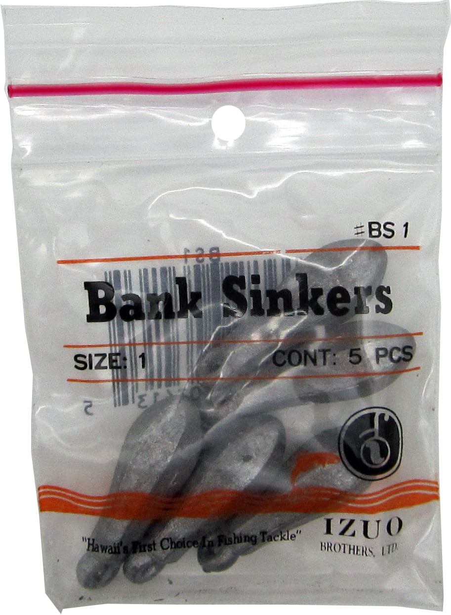 Izuo Brothers Lead Bank Sinker Bs-1 1 oz - Walmart.com