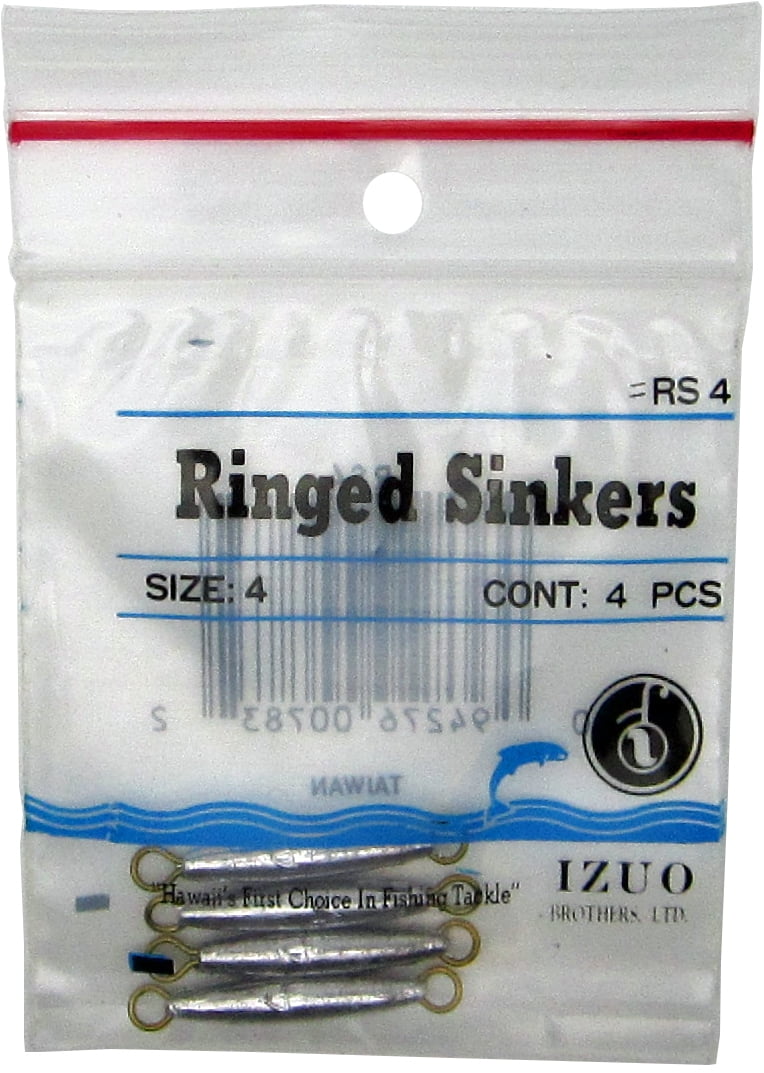 Izuo Brothers Ring Sinker Size 4 Fishing - Walmart.com