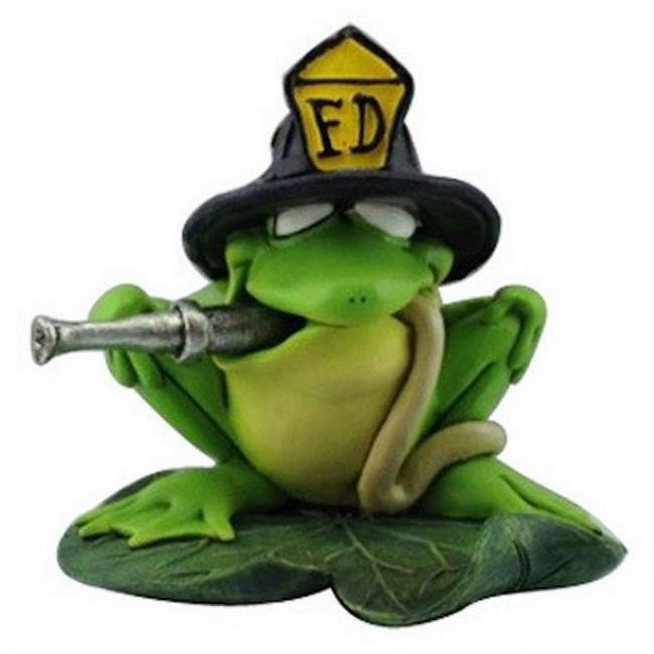Hi-Line Gift 67271-K Warren Stratford Ribbitz Figurine - Frog Fireman ...