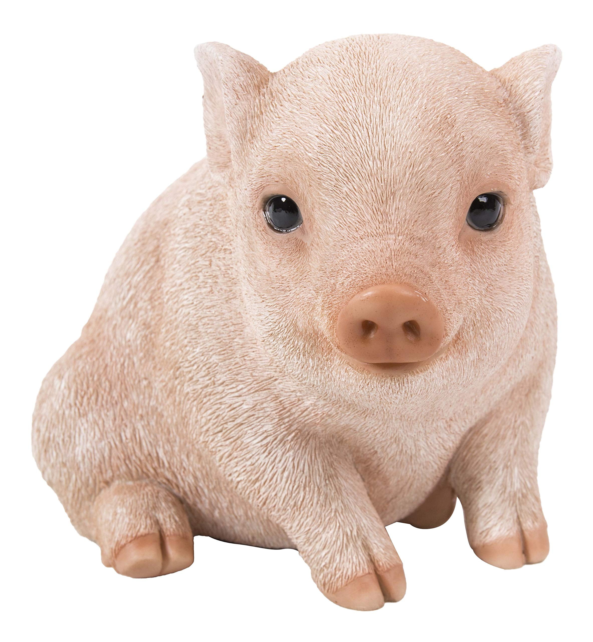 Hi-Line Gift 87685-B Chubby Piglet Sitting-Pink - Walmart.com