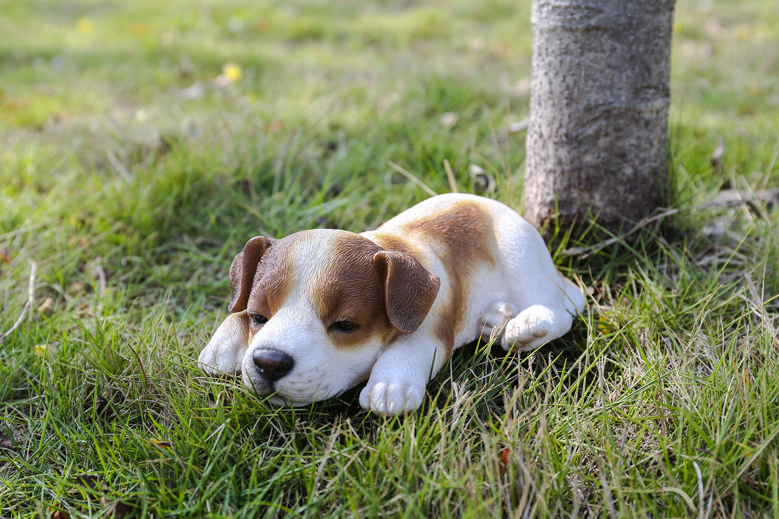 Hi- Line Gift 87710-K Jack Russell Puppy Sleeping Pet Pals Statue ...