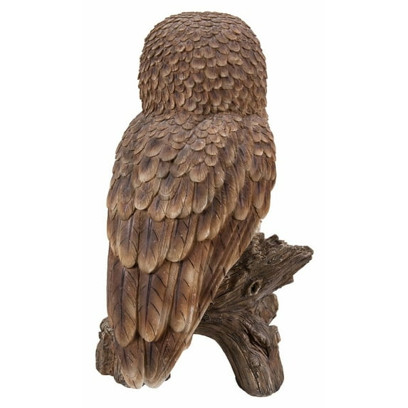 Hi- Line Gift 87717-C Brown Owl On Stump Statue - Walmart.com