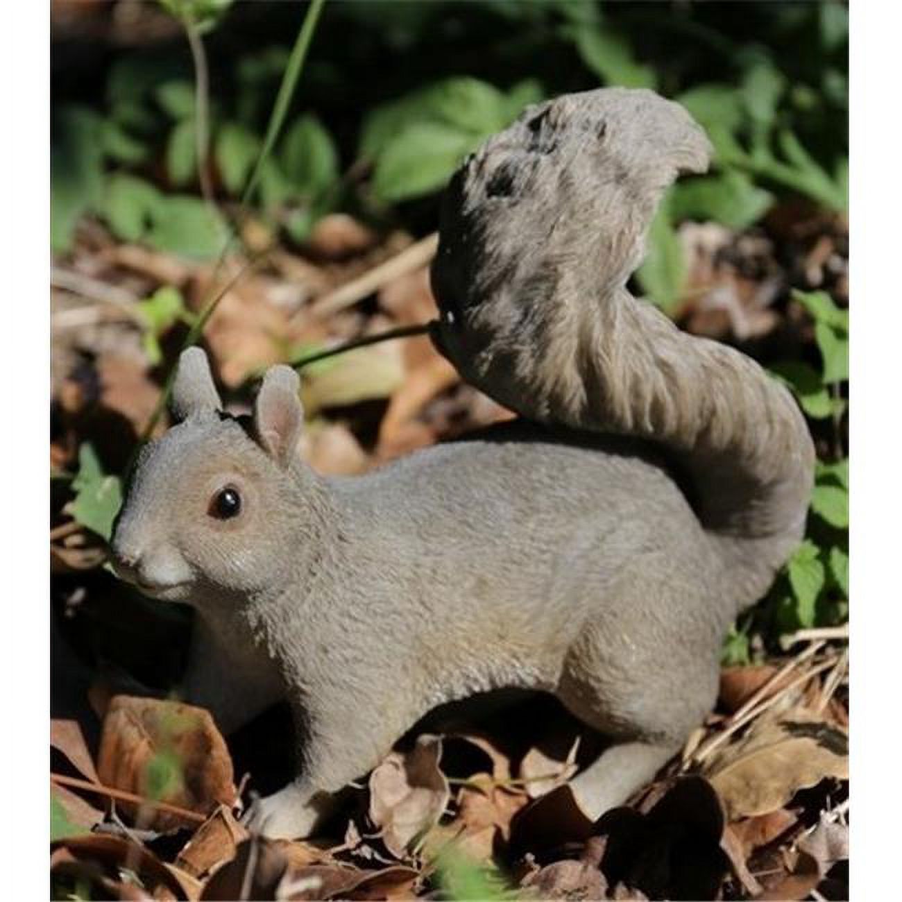 Hi-Line Gift 87742-C Squirrel Hopping Statue, Grey - Walmart.com