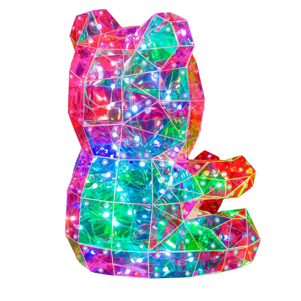Hi-Line Gift Ltd. Charming PET Bear LED Lights: Delightful Glow Powered ...