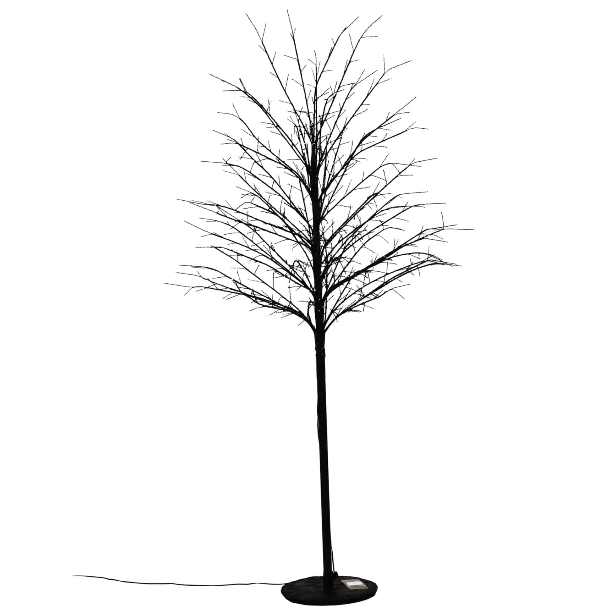 Hi-Line Gift Ltd 37518-S-BR Micro Dot Black Tree 150Cm - Walmart.com