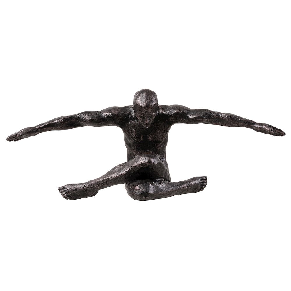 Hi-Line Gift Ltd. Stretching Human Sculpture Resin Home Decor ...