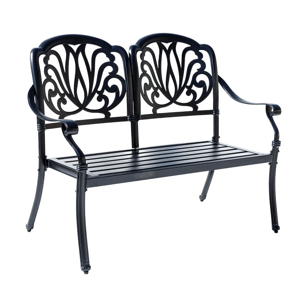 Hi-Line Gift Ltd 78662-BK Midnight Oasis- Black Cast Aluminium Garden ...
