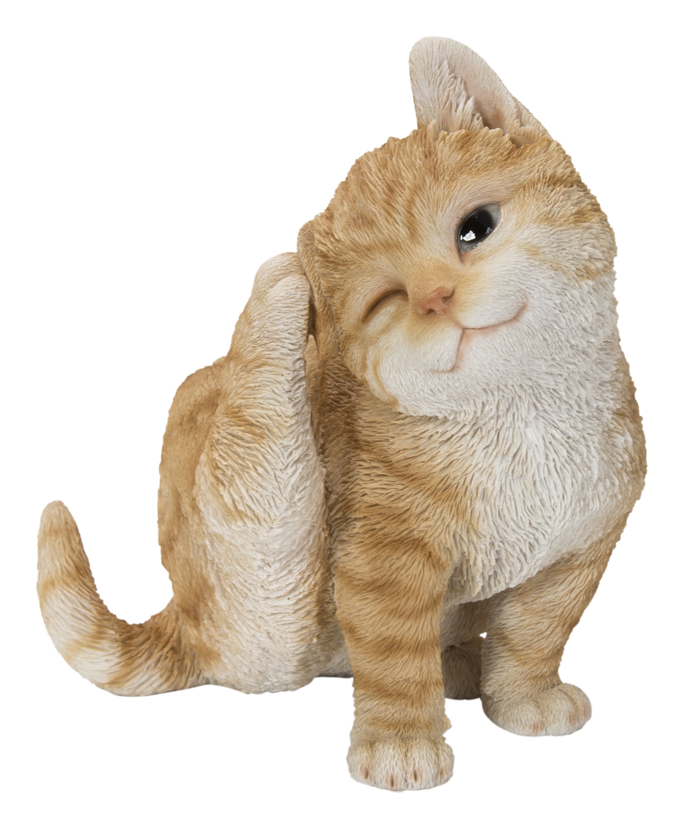 Hi-Line Gift Ltd 87757-X Yellow Cat Scratching Ear - Walmart.com