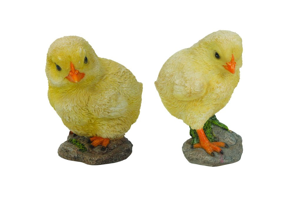 Hi-Line Gift Ltd Left and Right Looking Pair of Chicks Statue - Walmart.com