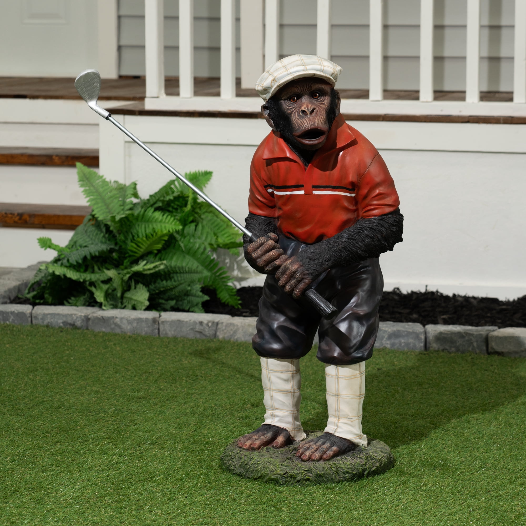 Hi-Line Gift Ltd 87847 Golfer Monkey - Walmart.com
