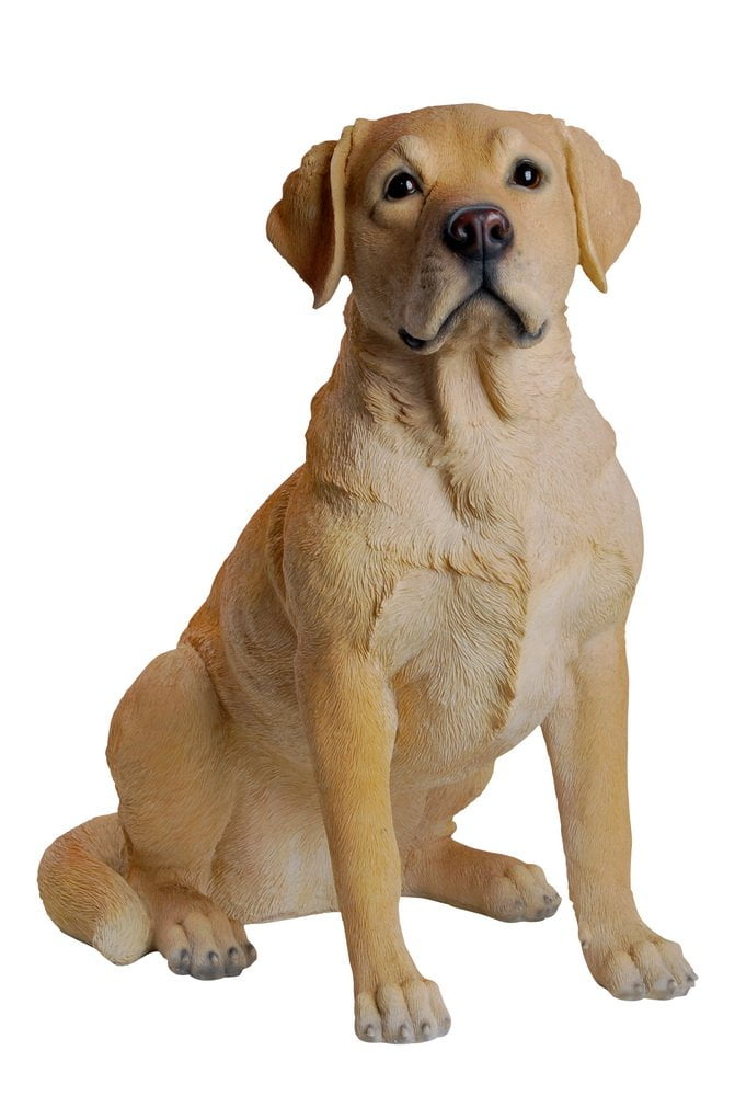 Hi-Line Gift Ltd Labrador Retreiver Sitting Statue, Yellow - Walmart.com