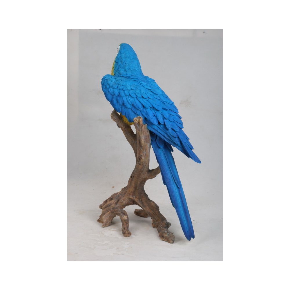 Hi-Line Gift Ltd. Large Blue/Yellow Macaw Statue - Walmart.com