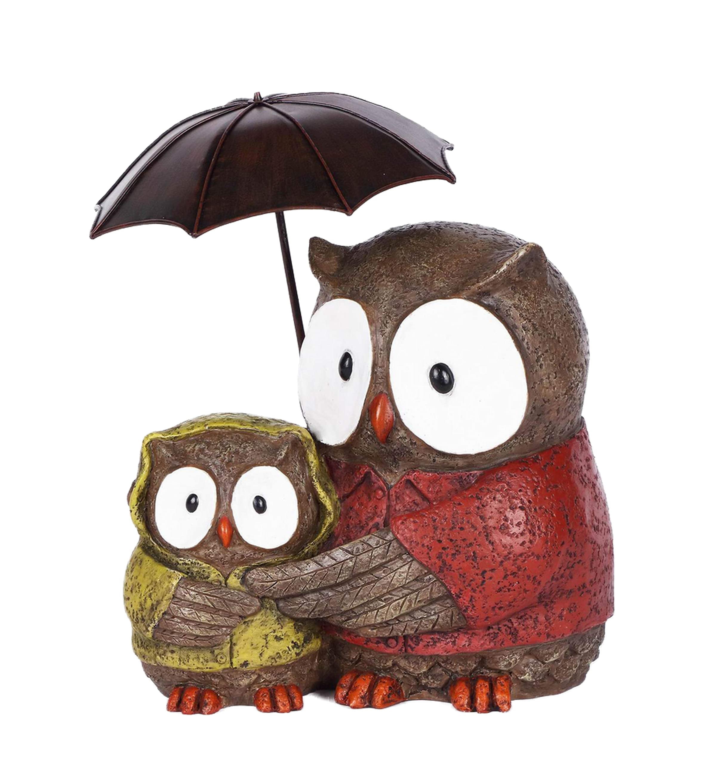 Hi-Line Gift 75618-F Mother and Baby Owl Under Umbrella - Walmart.com