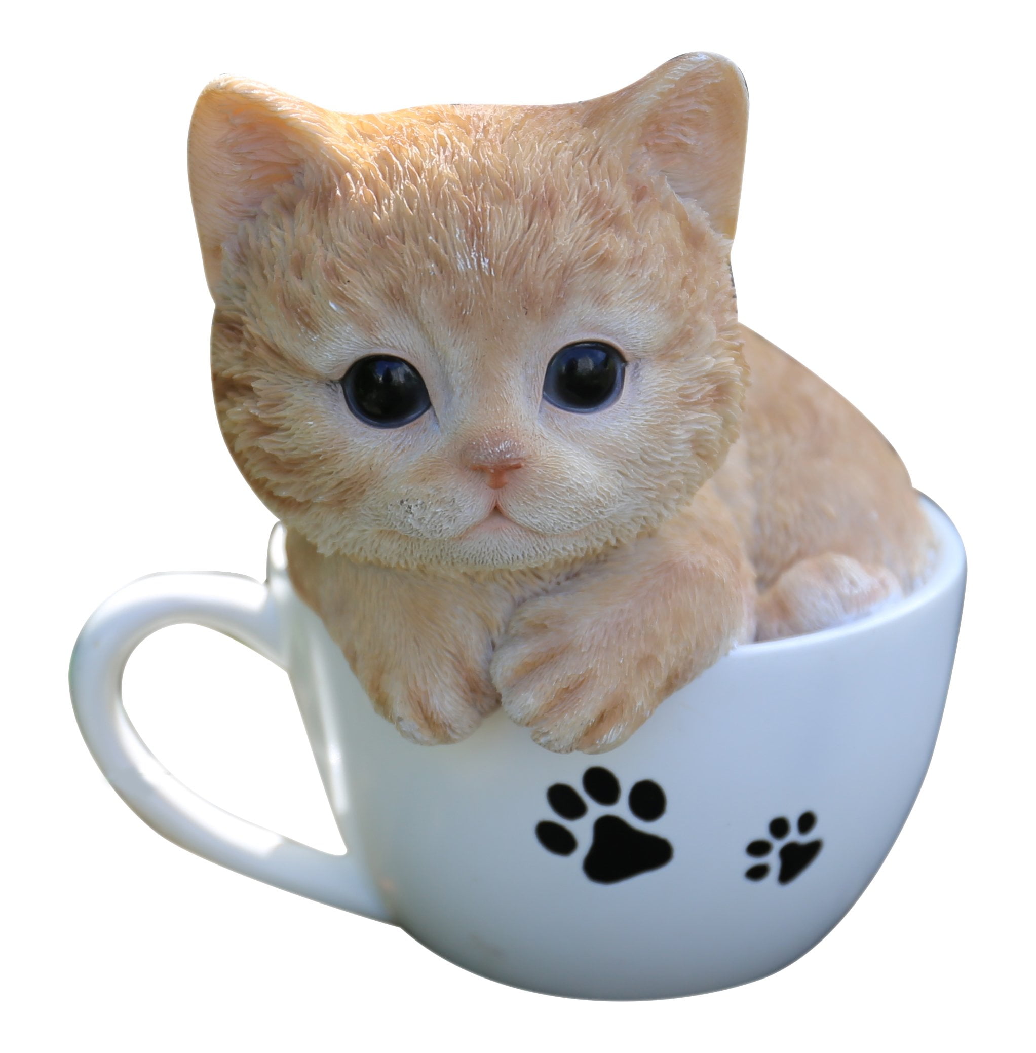 Hi-Line Gift Ltd Pet Pals-Teacup Kitten Orange Tabby - Walmart.com