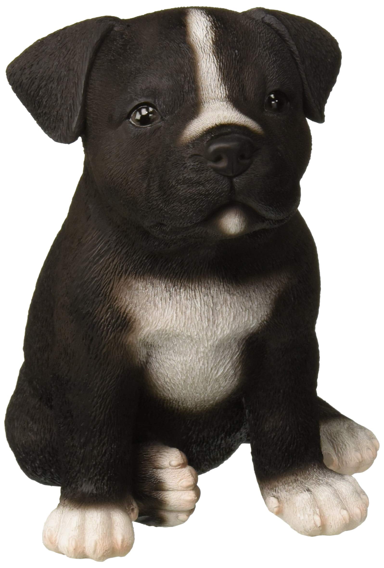Hi-Line Gift Ltd Sitting Staffordshire Pitbull Puppy Statue - Walmart.com