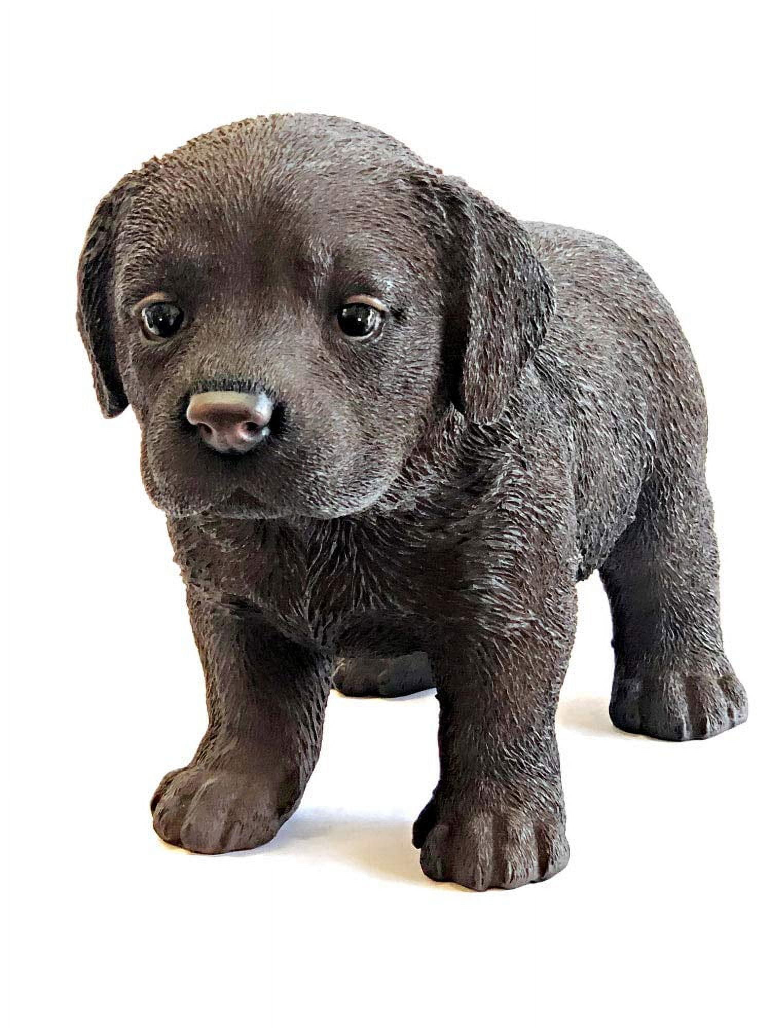 Hi-Line Gift Ltd Standing Chocolate Labrador Puppy Statue - Walmart.com
