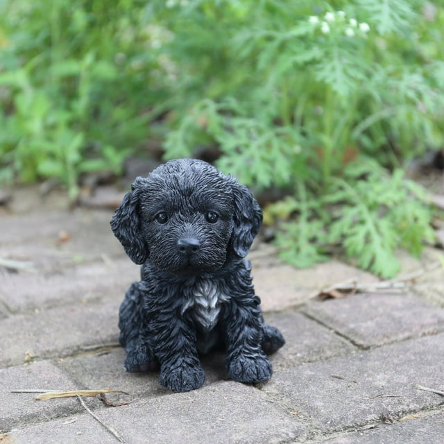 Hi-Line Gift Ltd Sitting Cockapoo Puppy Statue - Walmart.com