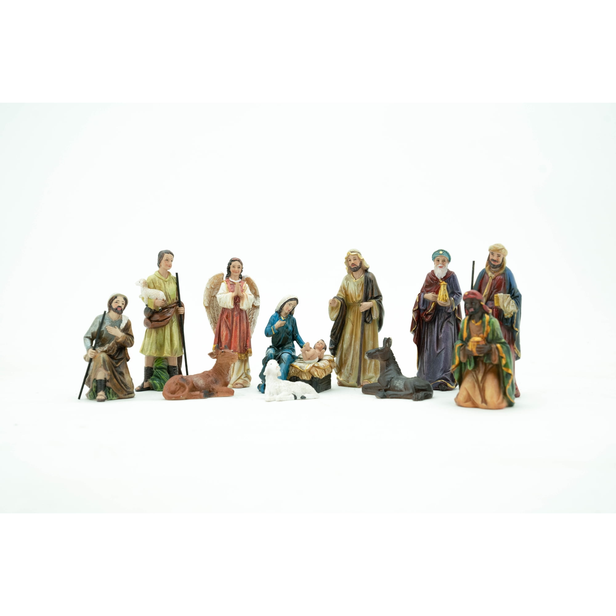 Hi-Line Gifts 11-Piece Holy Family and Three Wise Men Christmas ...