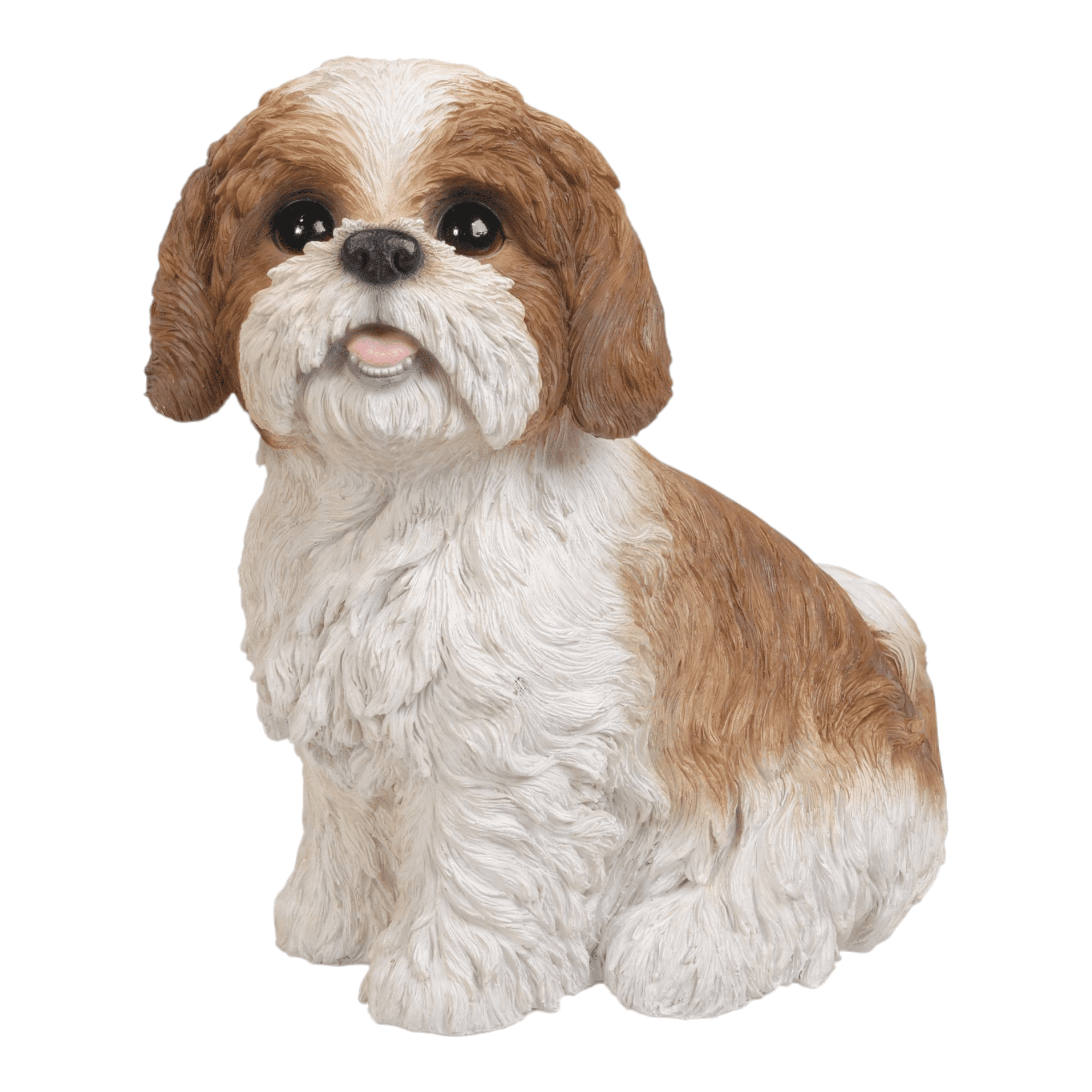 Hi-Line Gifts 11" Sitting Shih Tzu Puppy Outdoor Garden Statue ...