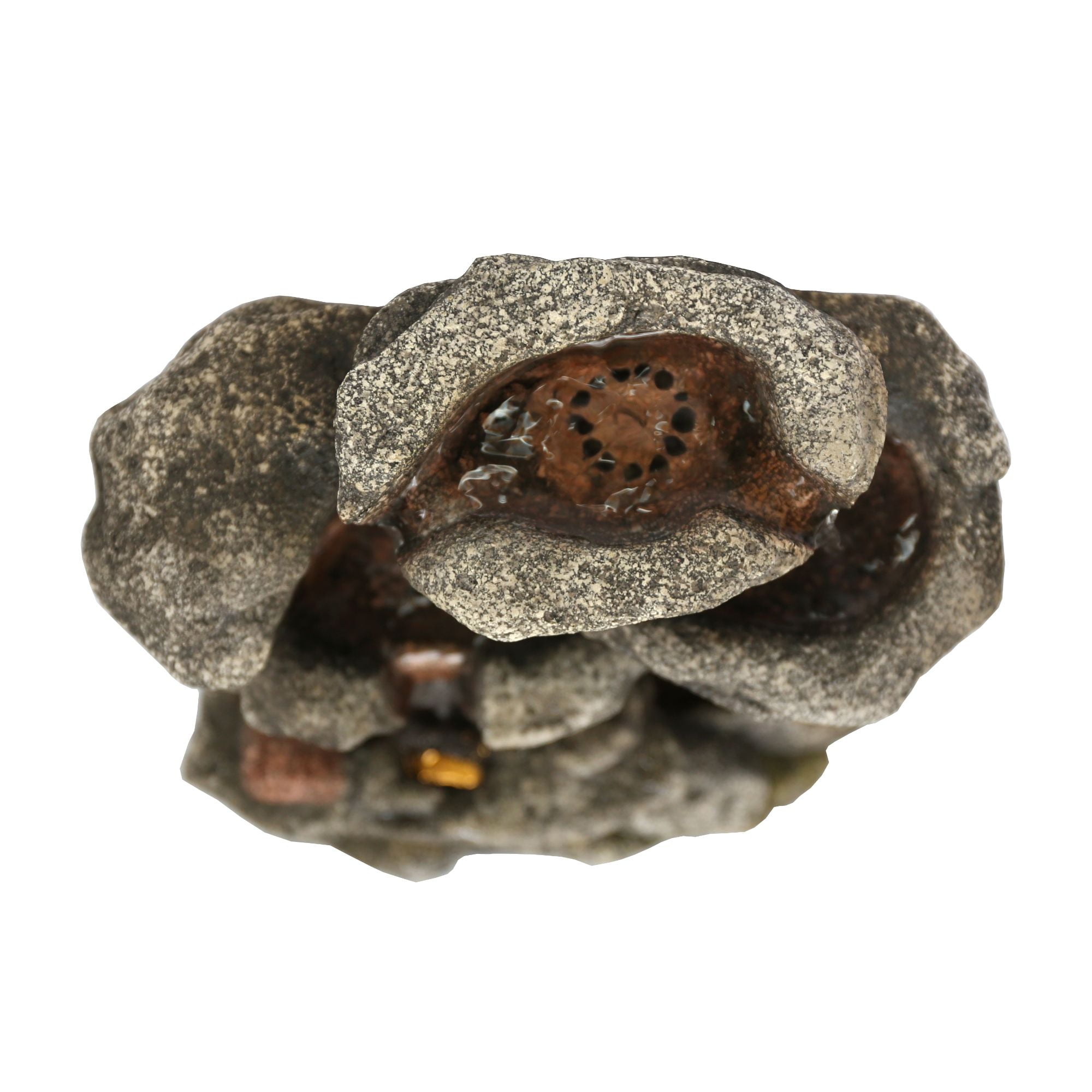 Hi-Line Gifts LED Lighted Multilevel Cascading Outdoor Garden Fountain ...