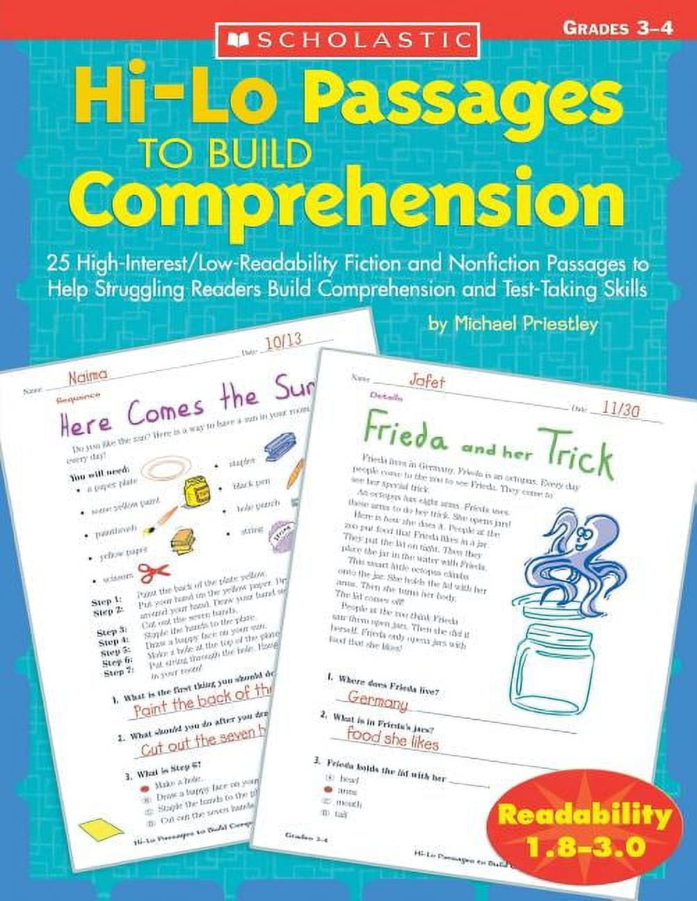 Hi-Lo Passages to Build Comprehension Hi-Lo Passages to Build ...