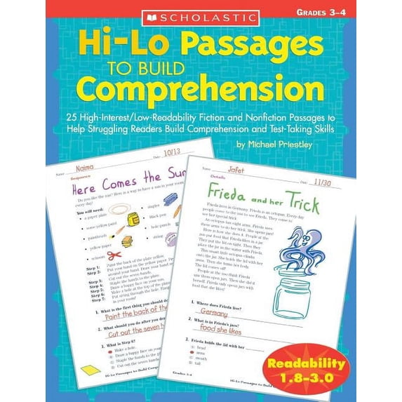 Hi-Lo Passages to Build Comprehension Hi-Lo Passages to Build ...