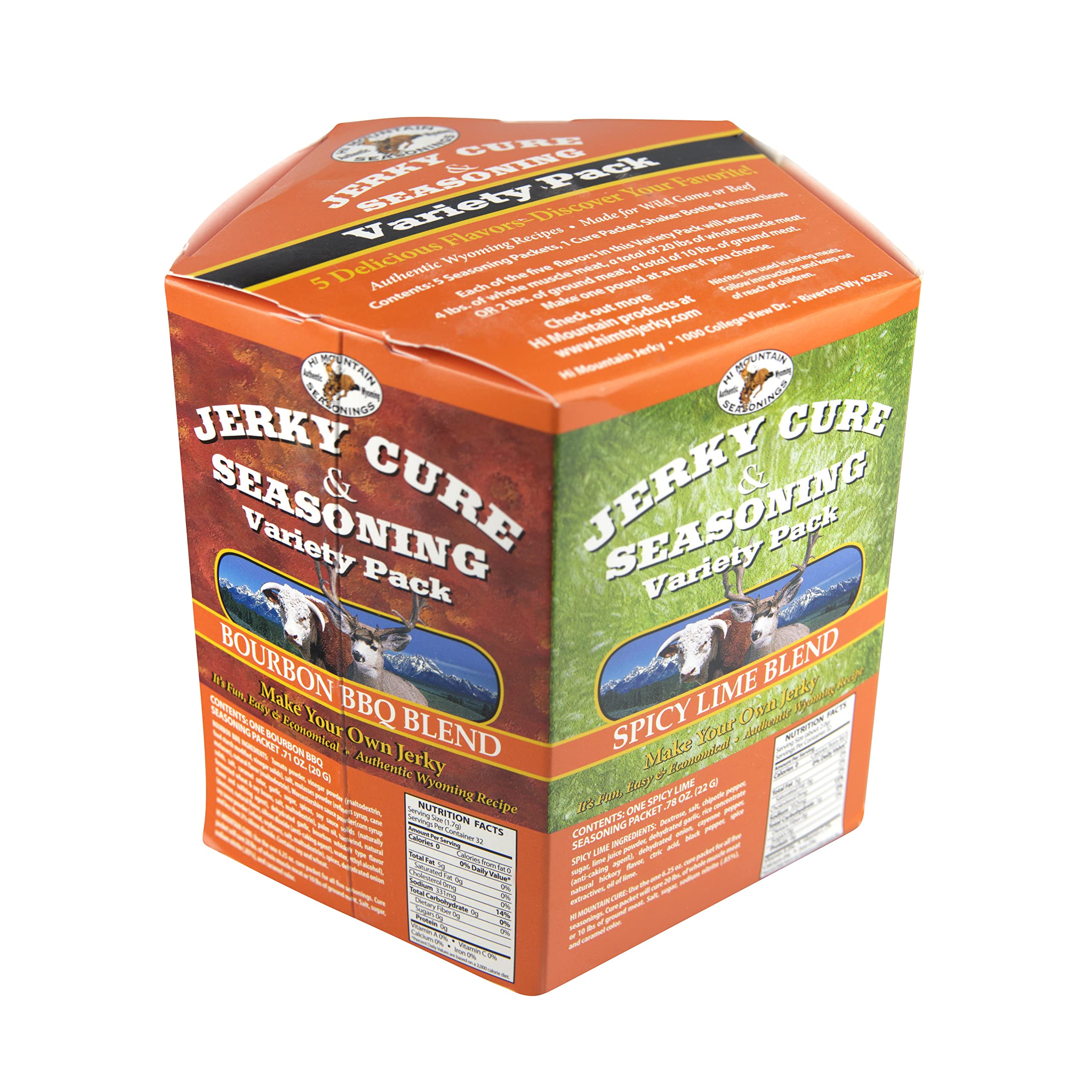 Hi Mountain Jerky Seasoning BCF26 and Cure Kit | PACK #3 | 5 Delicious ...