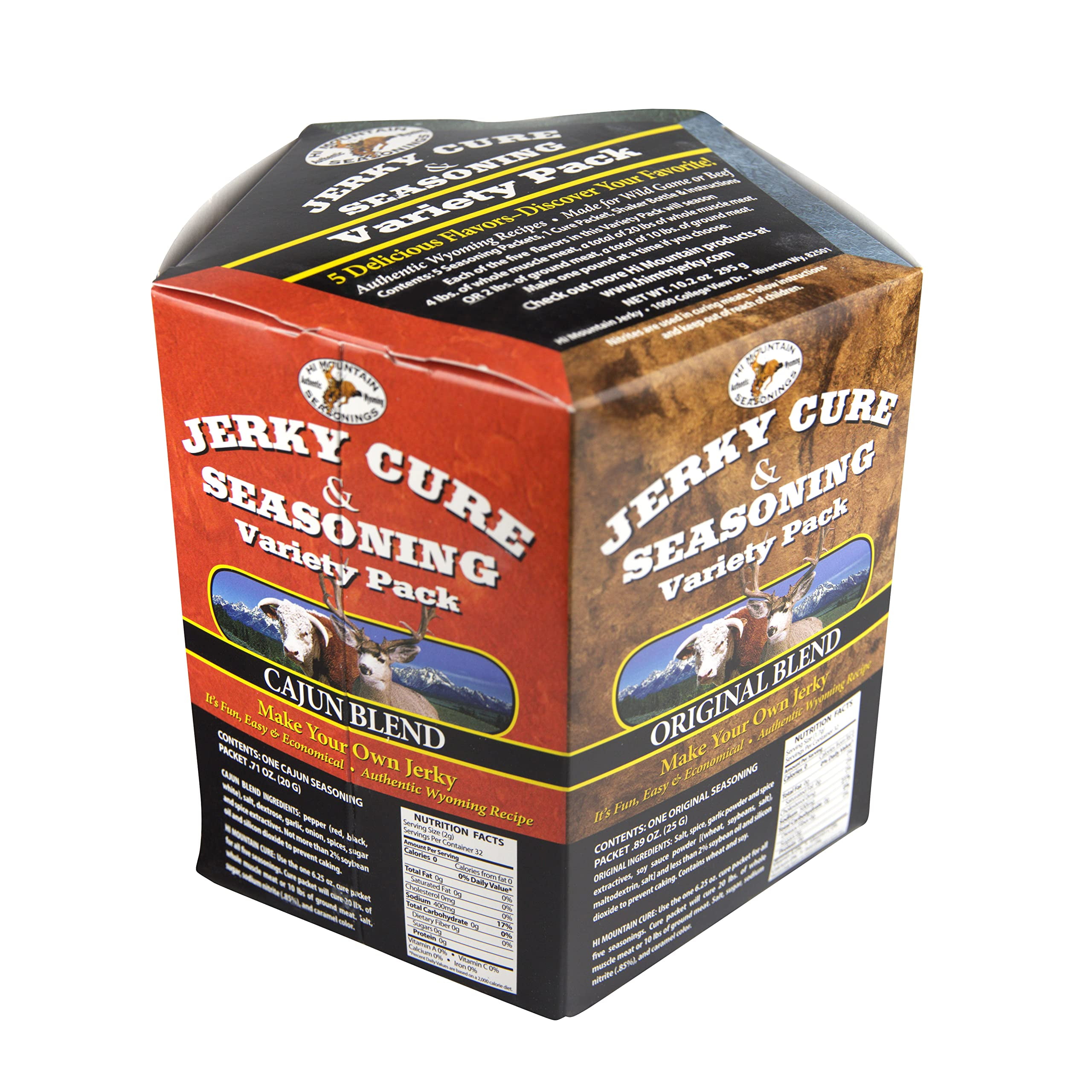 Hi Mountain Jerky Seasoning and MDA05 Cure Kit | VARIETY PACK #1 ...