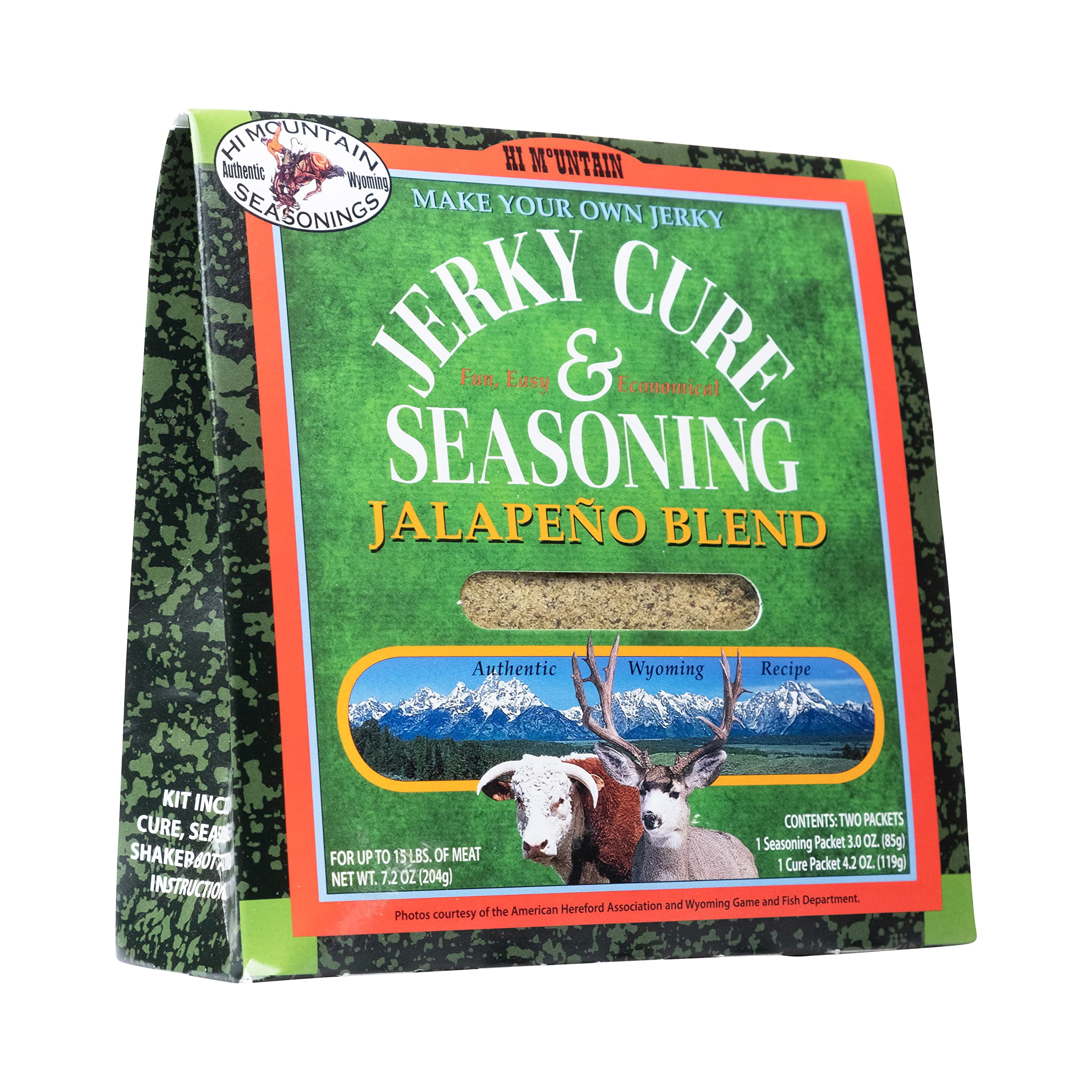 Hi Mountain Jerky Seasoning MFF30 and Cure Kit | JALAPENO BLEND | Beef ...