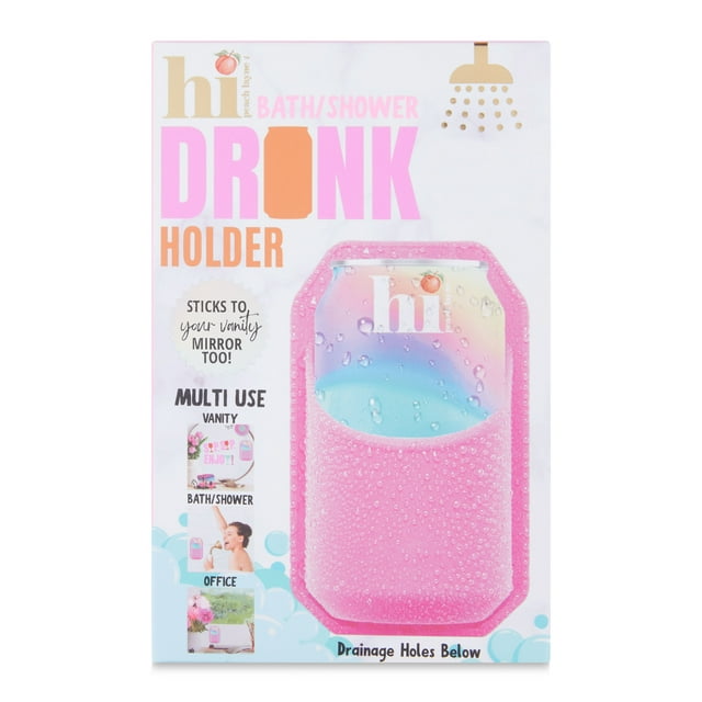 Hi Peach Layne Bath and Shower Drink Holder, Pink - Walmart.com