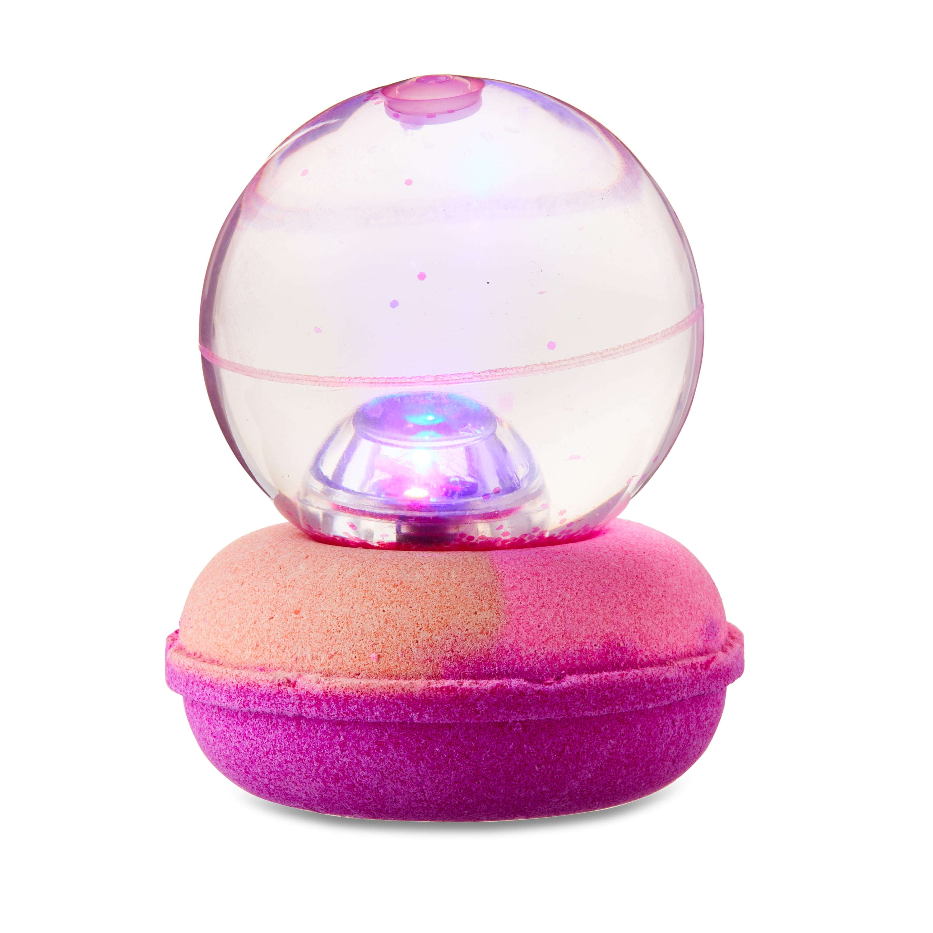 Hi Peach Layne Pink LED Bouncy Ball Donut Bath Bomb, Bubblegum Scent, 3 ...
