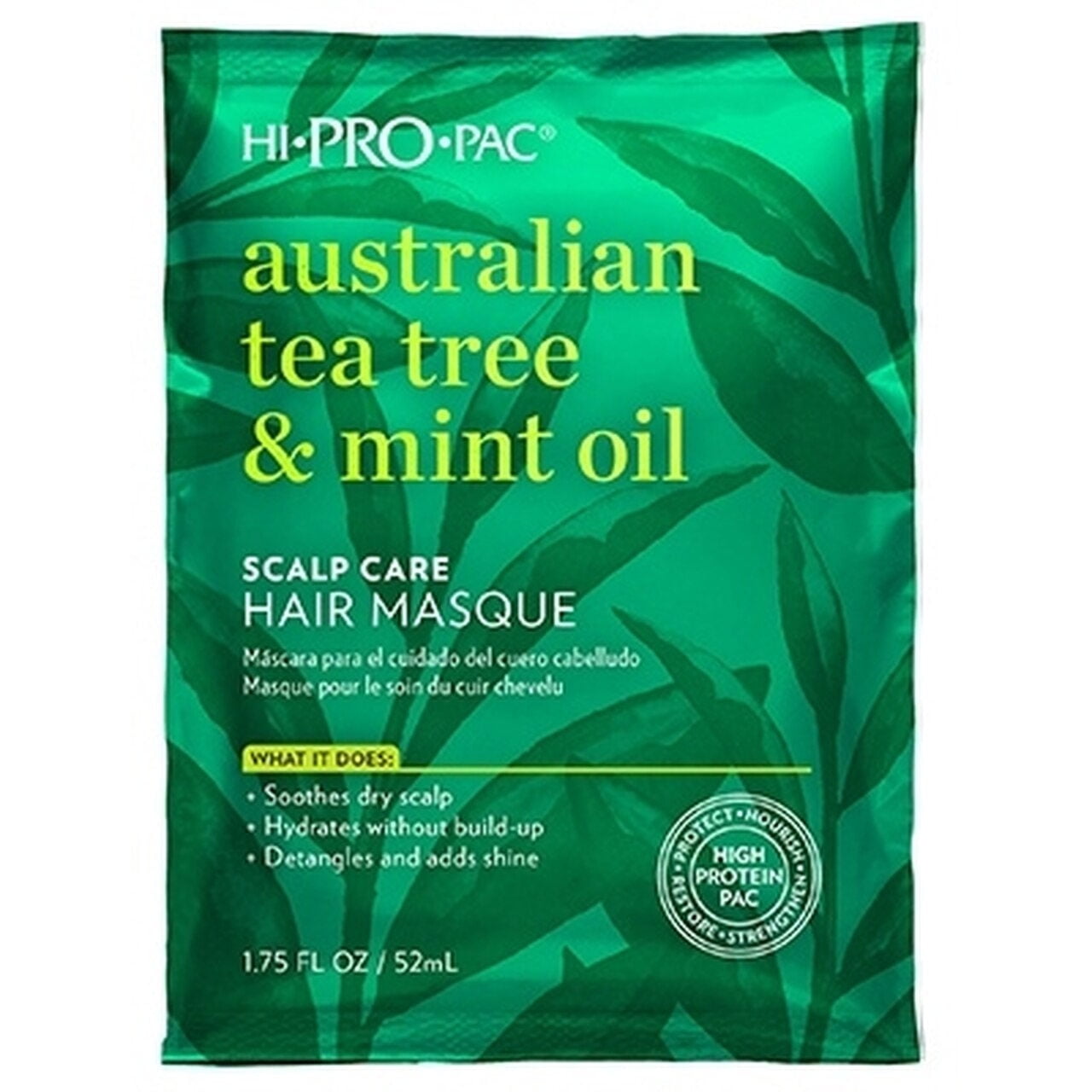 Hi Pro Pac Australian Tea Tree and Mint Oil Scalp Care Hair Masque 1.75 ...