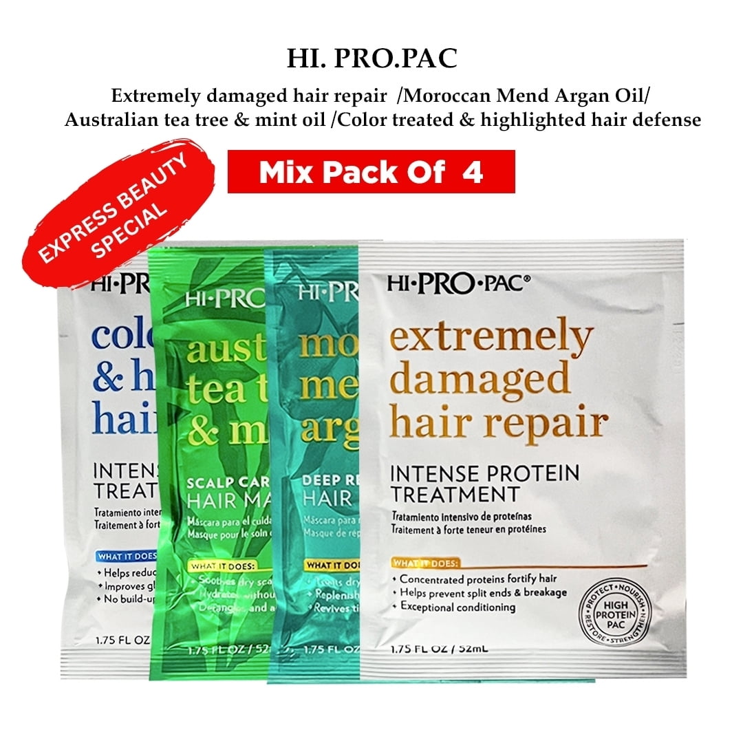 Hi-Pro-Pac Protein Treatment Masque Conditioner Mix Pack of 4 - 1.75 oz ...