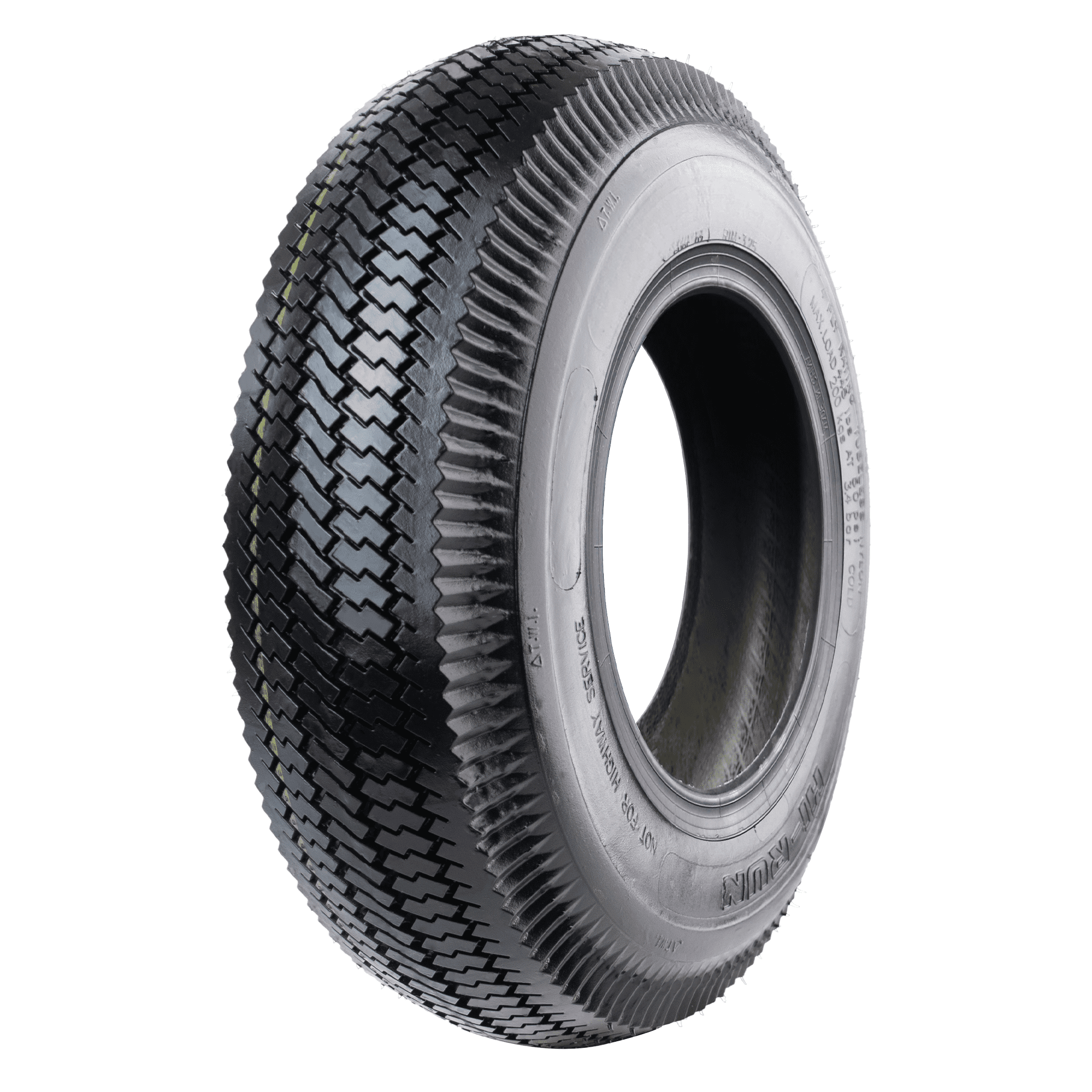 Hi-Run SU06 4.80/4.00-8 2PR Sawtooth Wheelbarrow Tire - Walmart.com