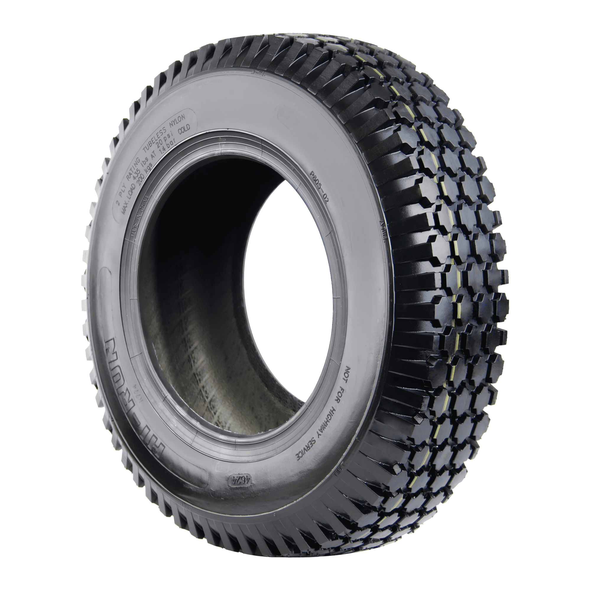 Hi-Run SU14 4.10/3.50-5 2PR Light Duty Wheelbarrow Tire - Walmart ...