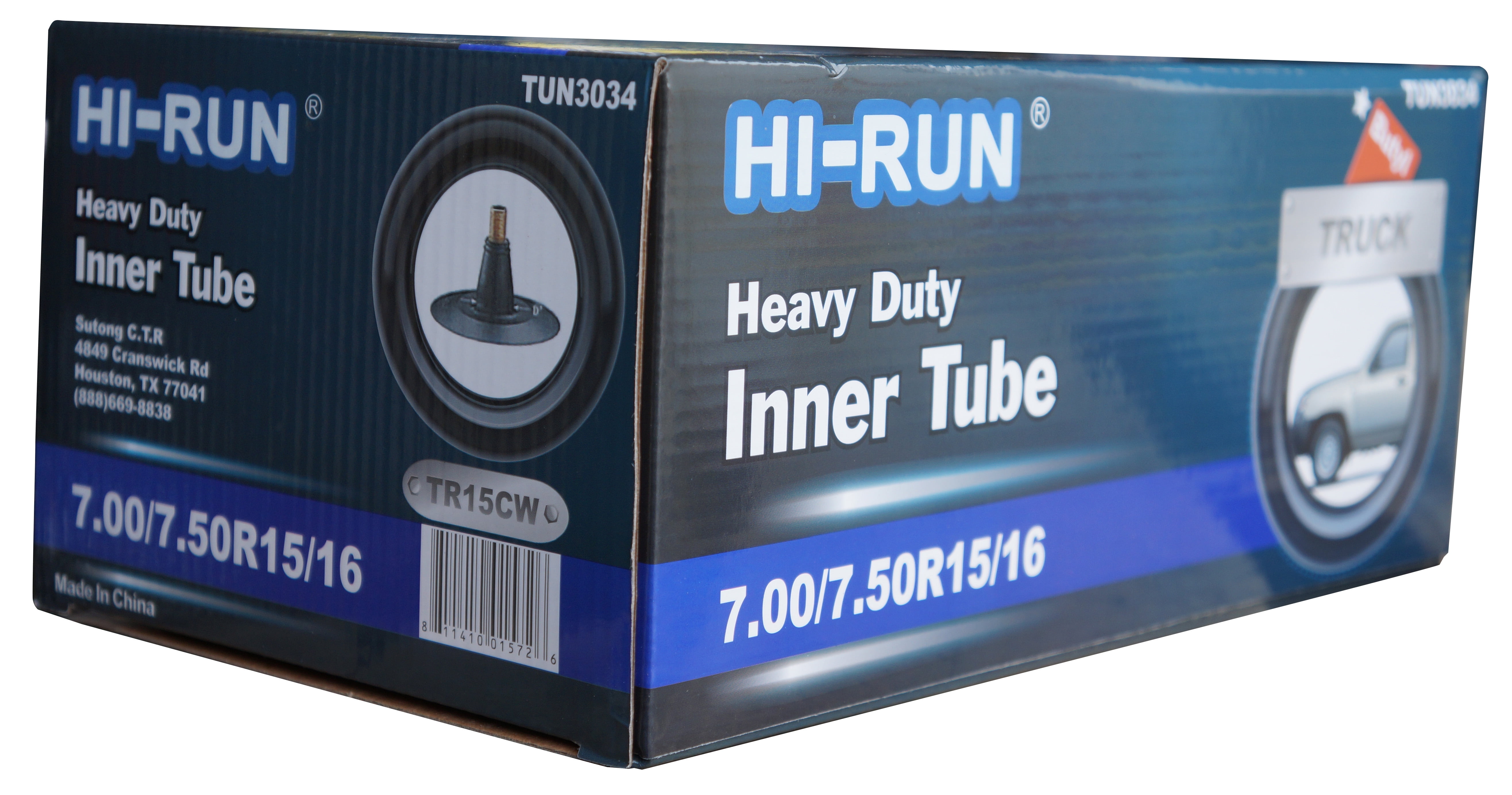 HI- RUN Tube 7.00/7.50R15/16LT (TR15CW) - Walmart.com