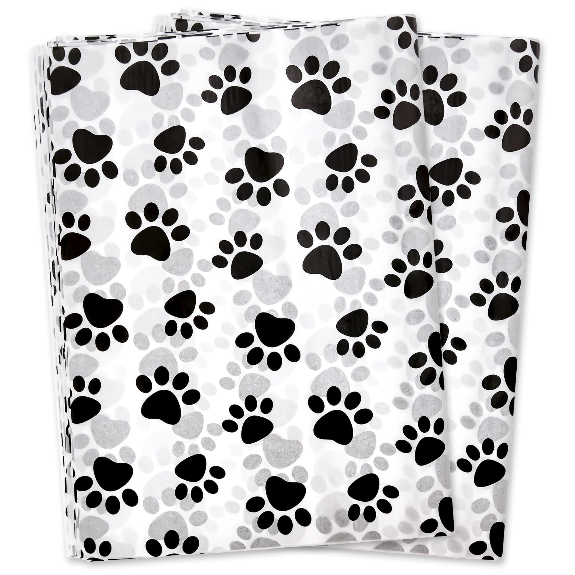 Hi Sasara 50 Sheets DHF10 Dog Paw Print Tissue Paper Bulk,20 x 14 inch ...