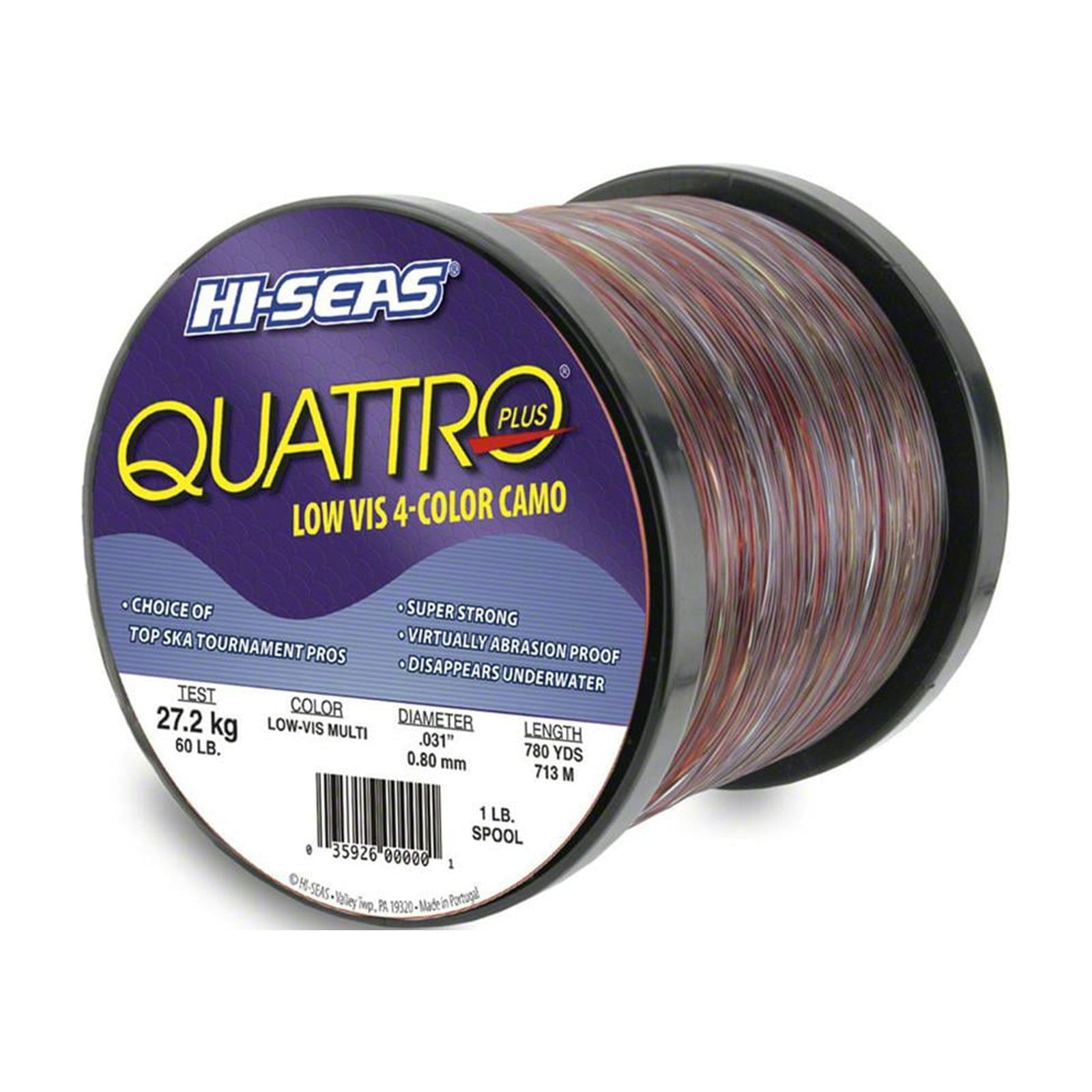 Hi-Seas GSQ-1-80 Quattro Monifilament Fishing Line 80 lb 36.2 kg ...