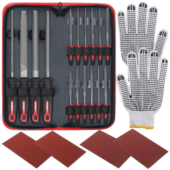 Hi-Spec 16pc Needle Metal File Tool Kit, Hobby Carving Equipment for ...