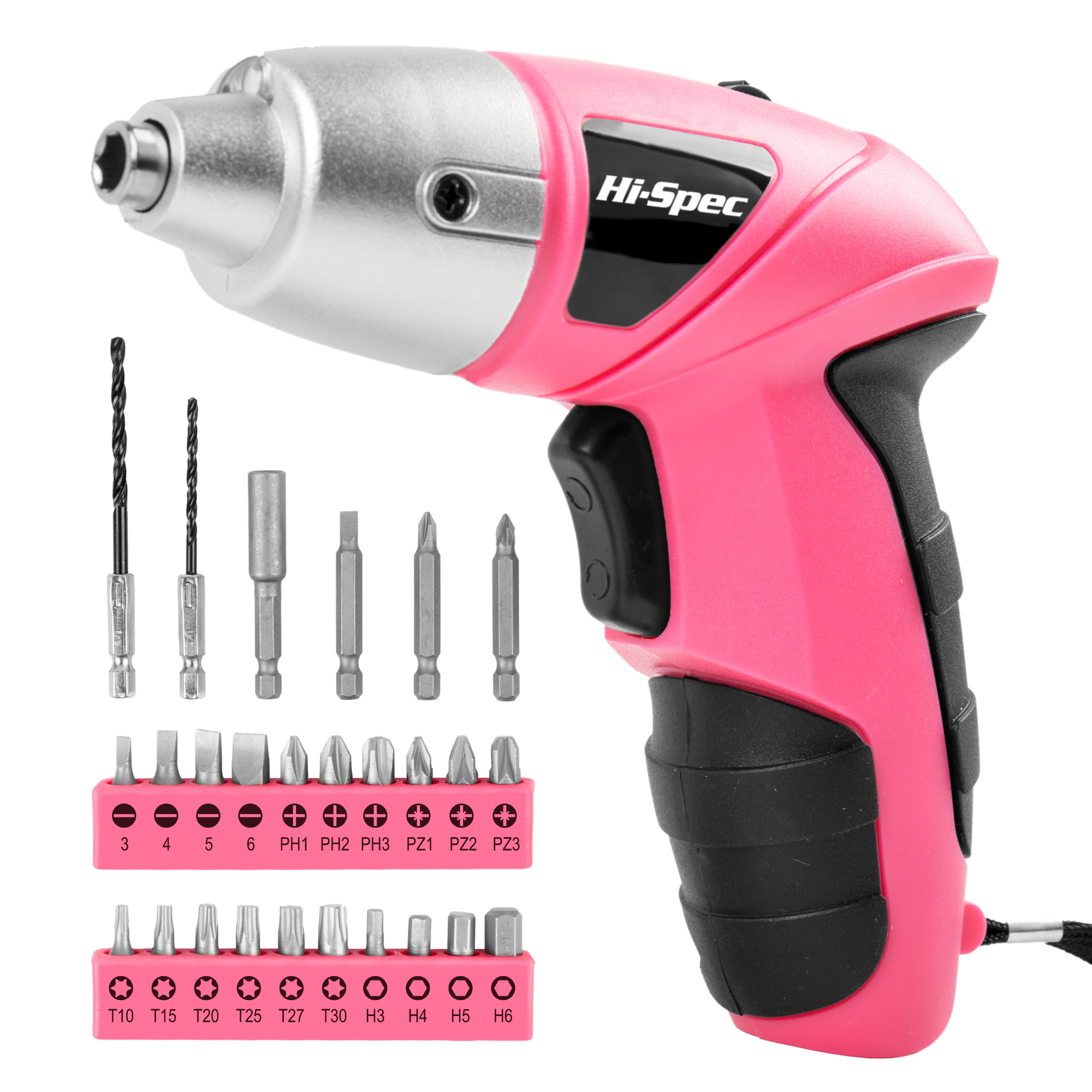 Hi Spec S2 Steel Drill Screwdriver Bit Set 1 4 Hex Impact Drill