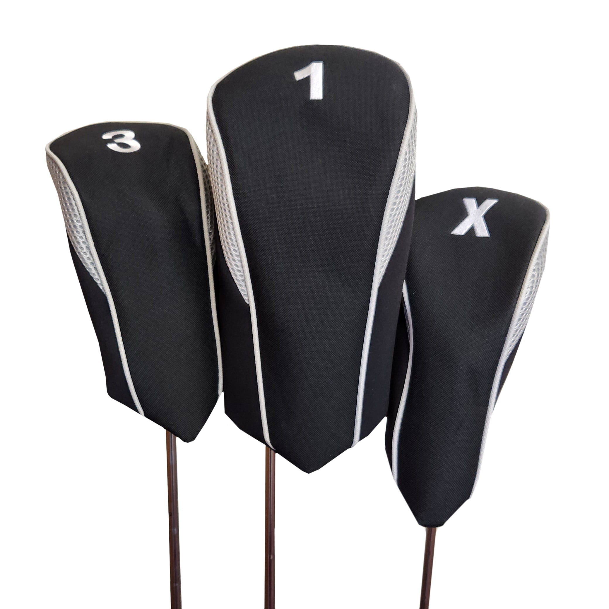 Hi-Tech Contour Head Covers - Set of 3 (Driver, 3 Wood, Fairway Wood ...